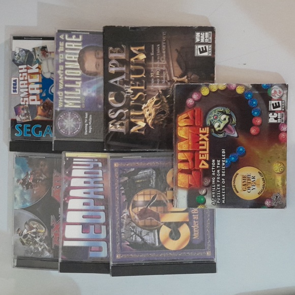 Sega | Toys | Lot Of Pc Cd Rom Games Sega Smash Pack Sonic ...